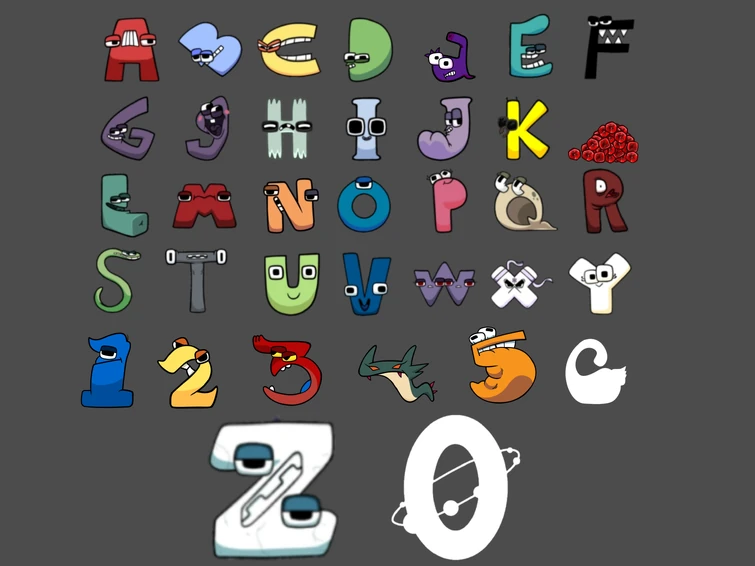 ok, but no one is going to talk about the alphabet lore cast? | Fandom