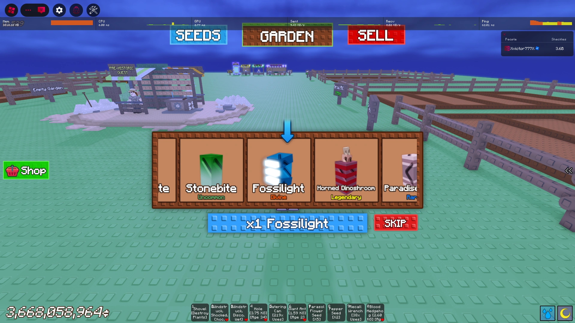 fossilight on my third ancient seed pack. | Fandom