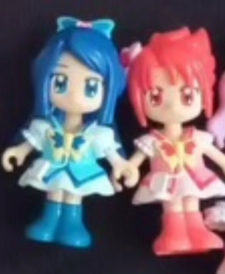 Cure aqua and cure rouge as precoord dolls | Fandom