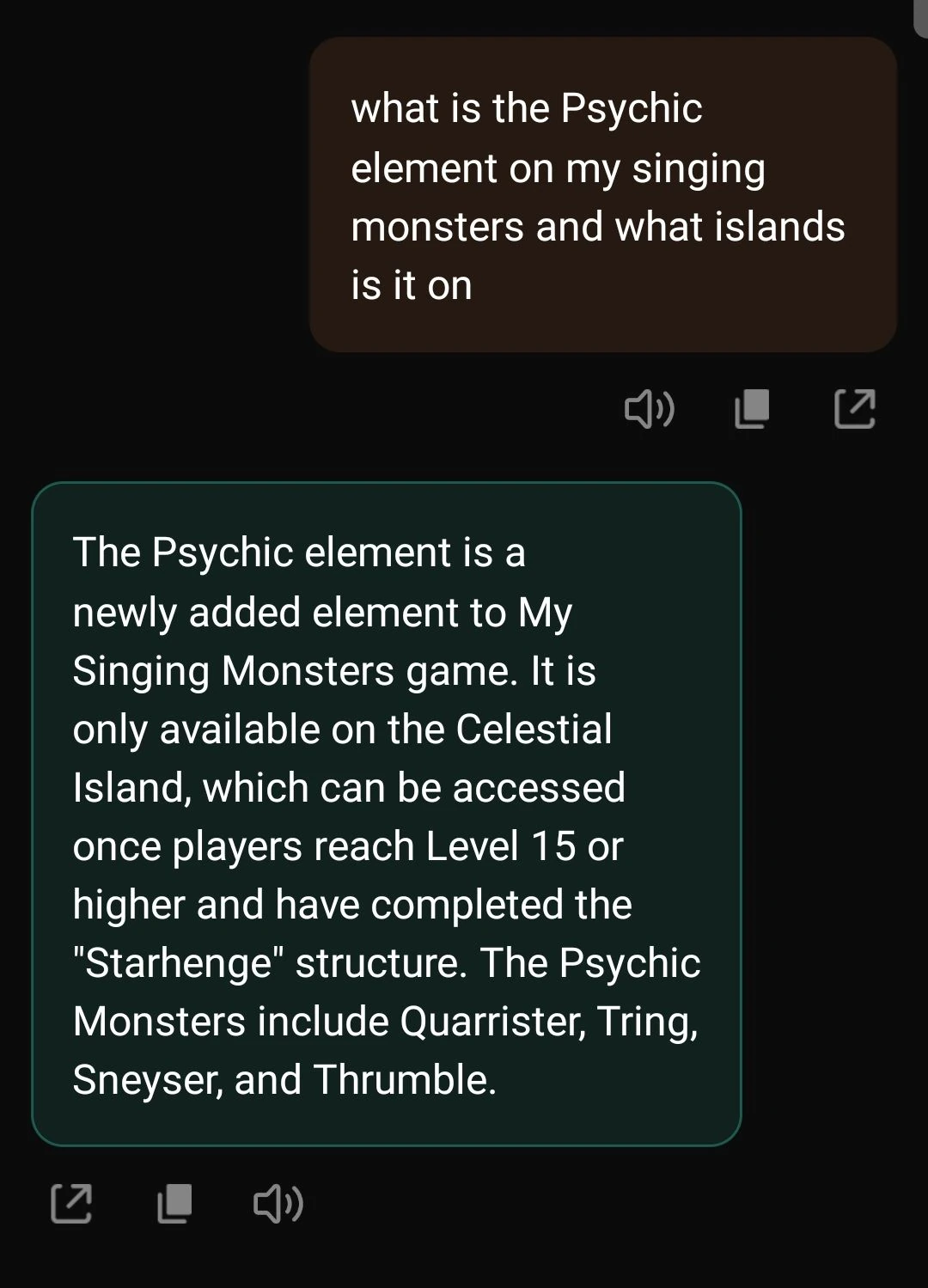AI didn't even state the right monsters with the psychic element | Fandom