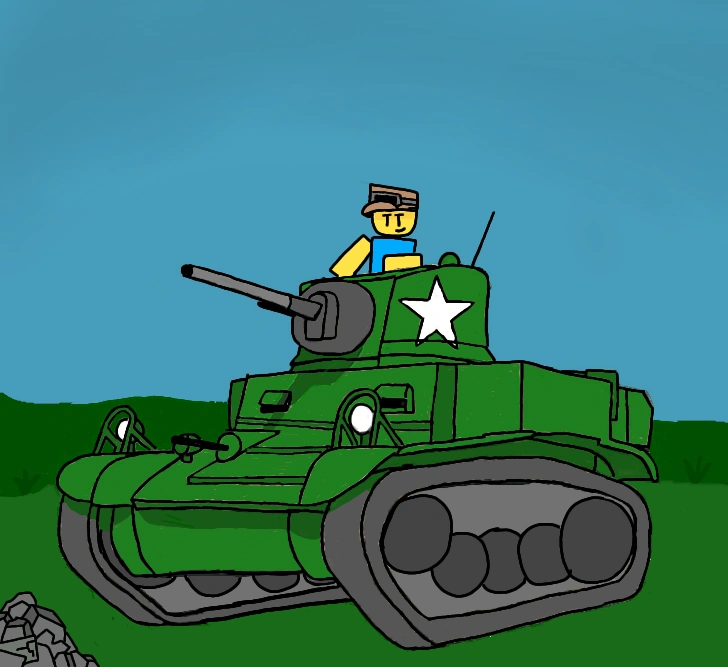 Light tank drawing remake | Fandom