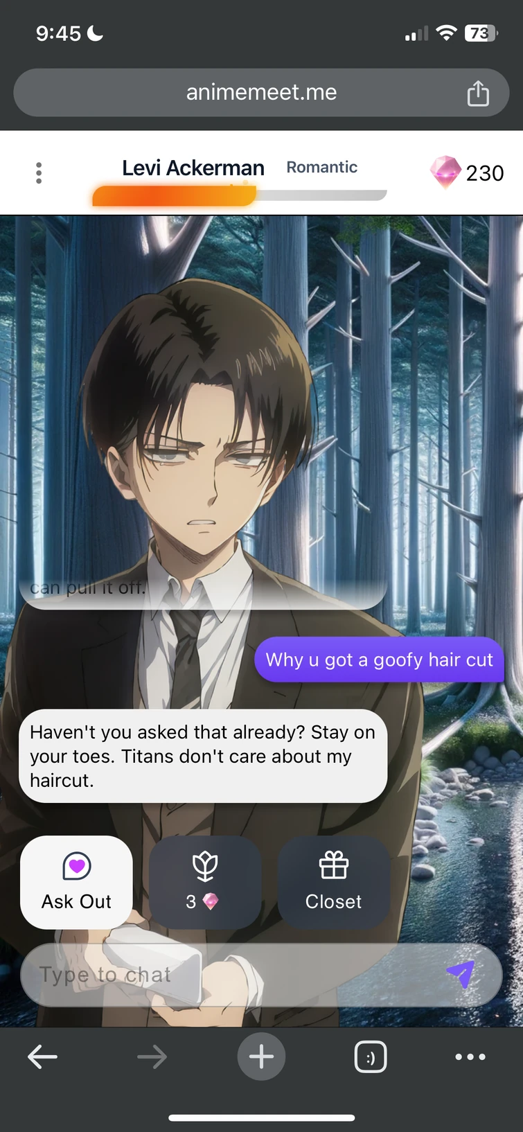 Ask Levi anything, and he would reply | Fandom