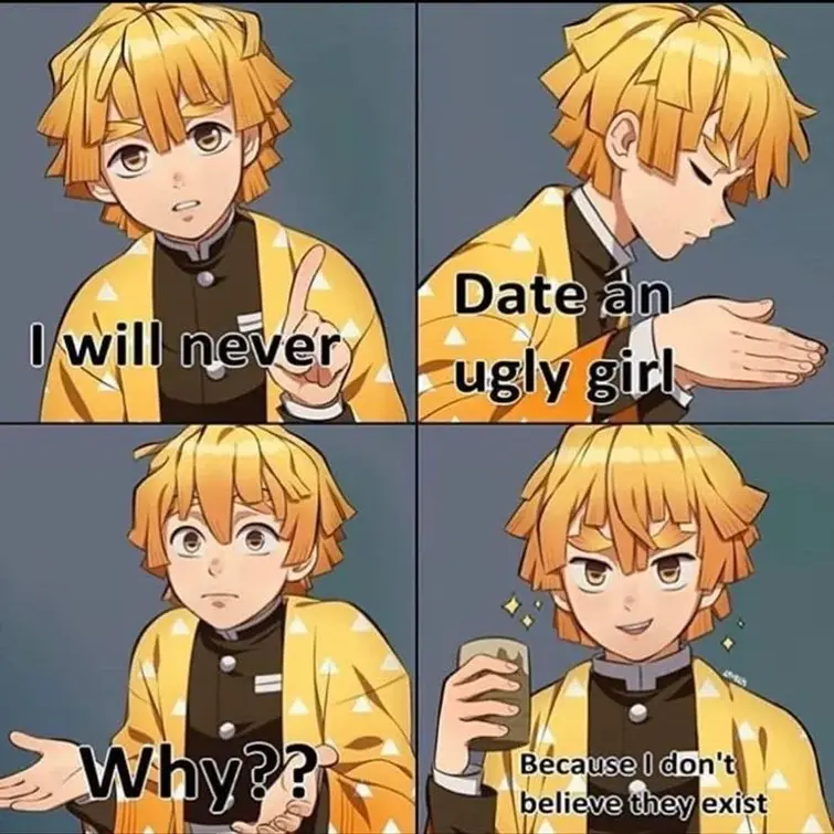 zenitsu meme for a boring day | Fandom