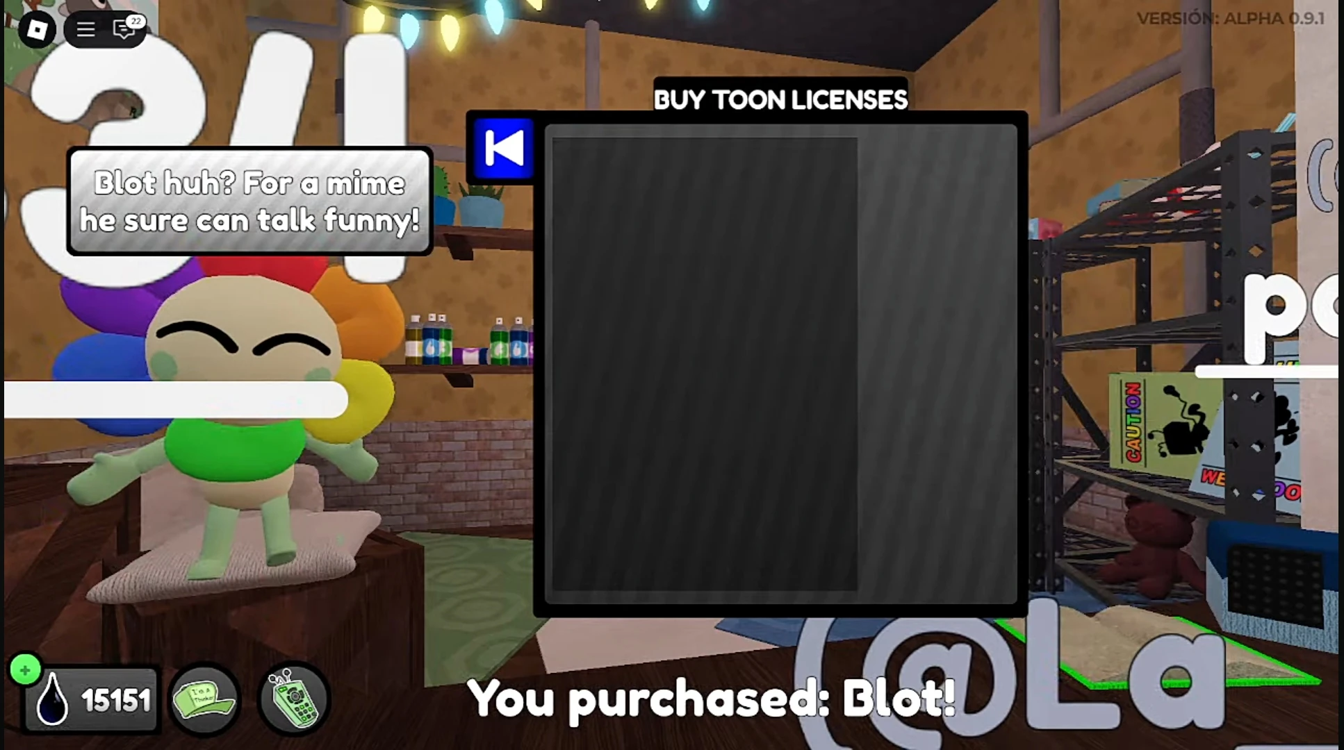 BLOT'S PURCHASE DIALOGUE | Fandom