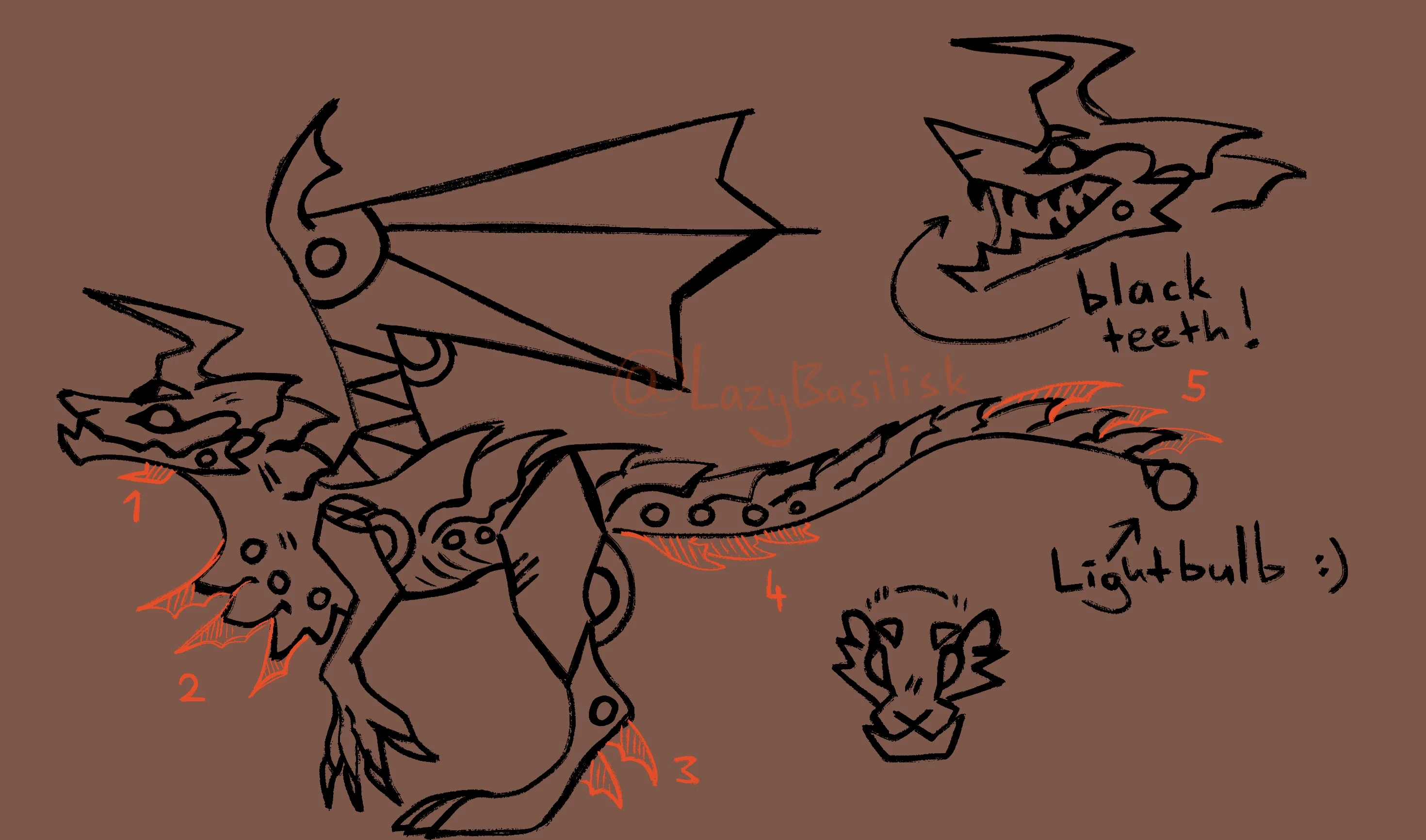 silly dragon concept WIP #2! :) | Fandom