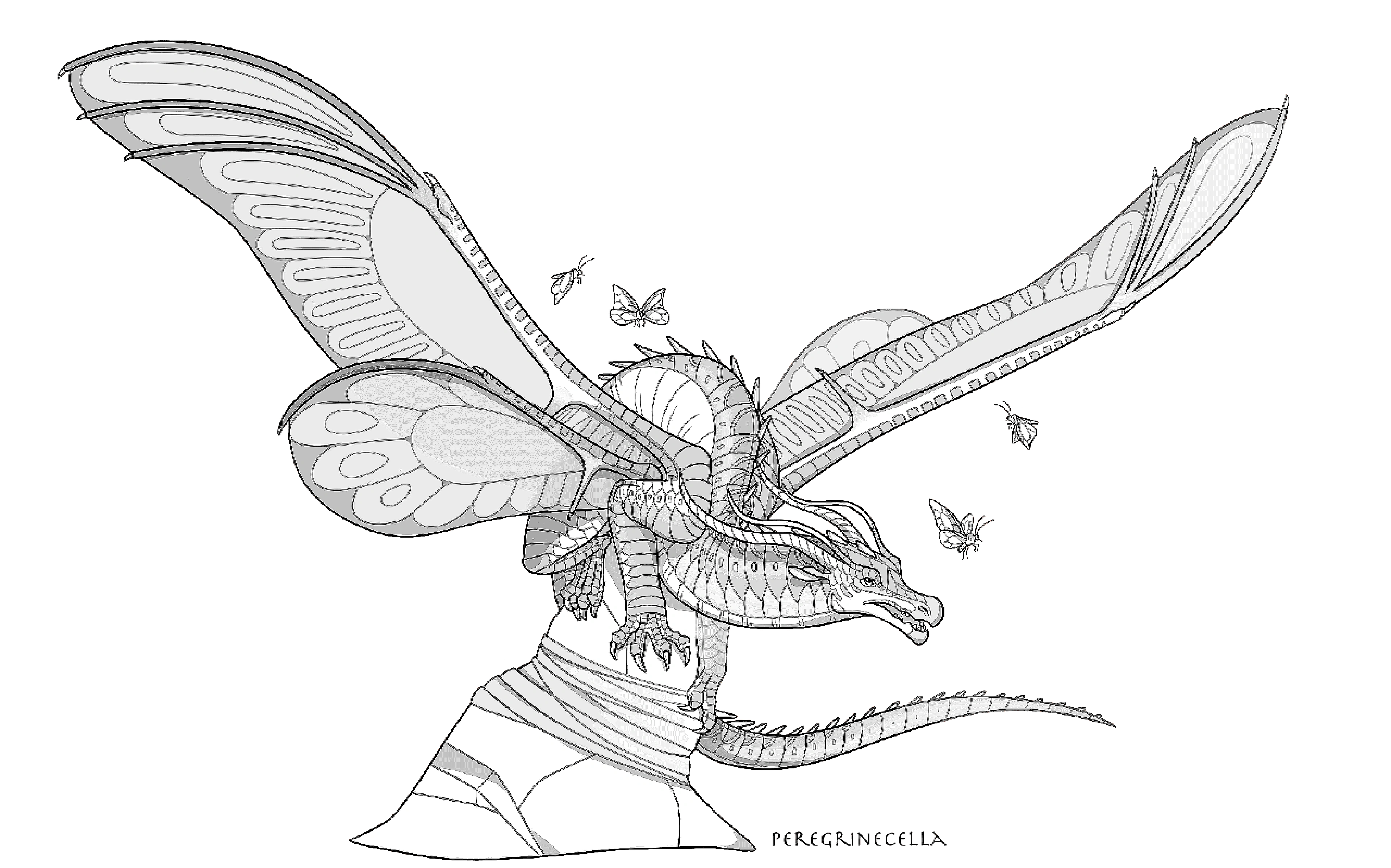 Pixilated Peregrinecella SilkWing base (sry its not transparent!) | Fandom