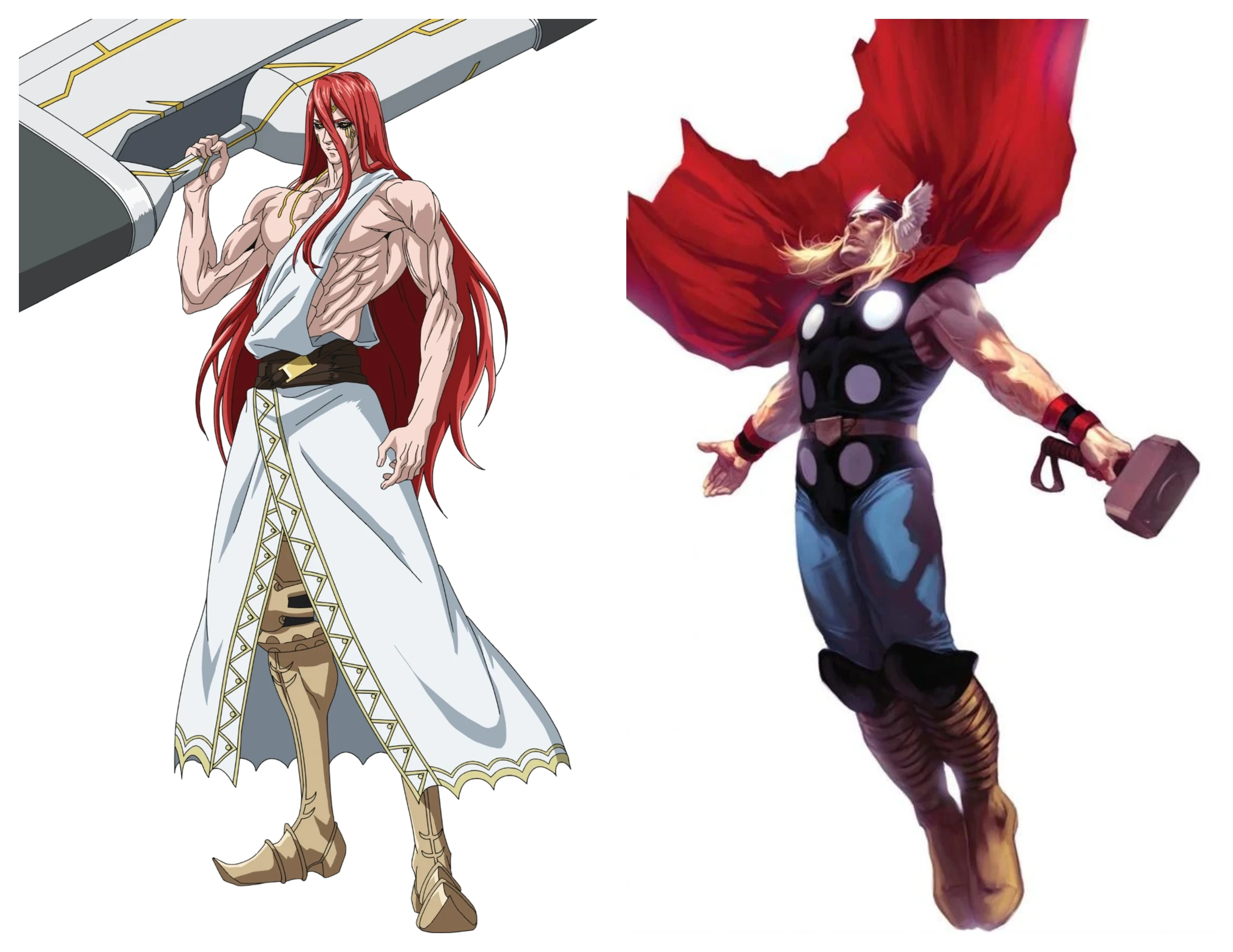 Record of Ragnarok vs. Marvel. Thor vs. Thor. | Fandom