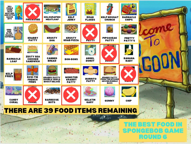 Best food in SpongeBob game round 6 | Fandom