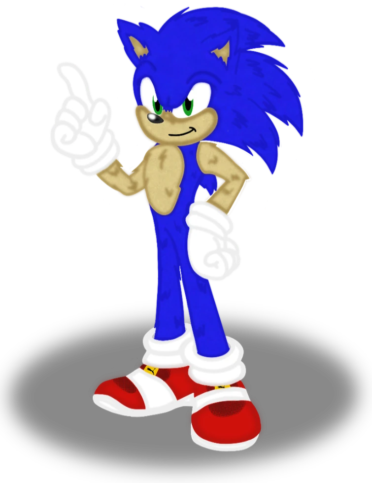 My new Sonic render from yesterday afternoon | Fandom