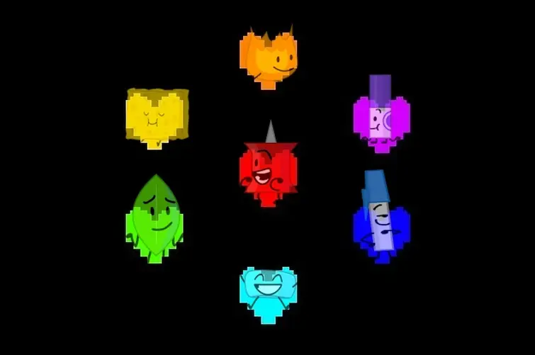 flowey: NOOO YOU'RE SUPPOSED TO OBEY ME!! the 7 bfdi contestants souls ...