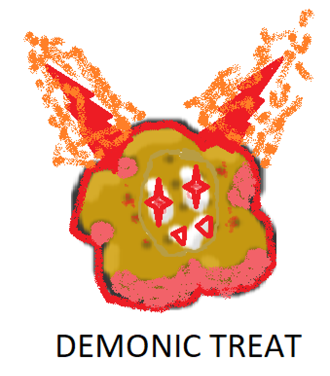 This my idea : A Demonic Treat (Note:I'm not a drawer.) HOW WAS IT ...