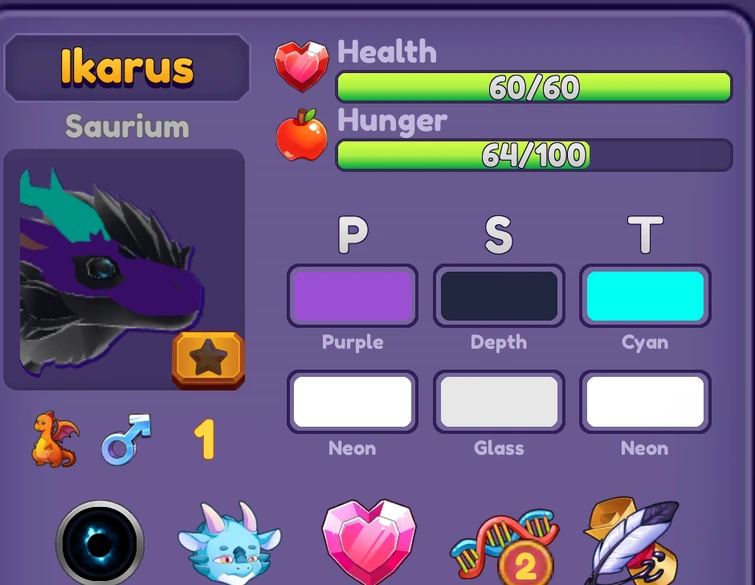 Selling 3 cosmetic trait saurs | Fandom