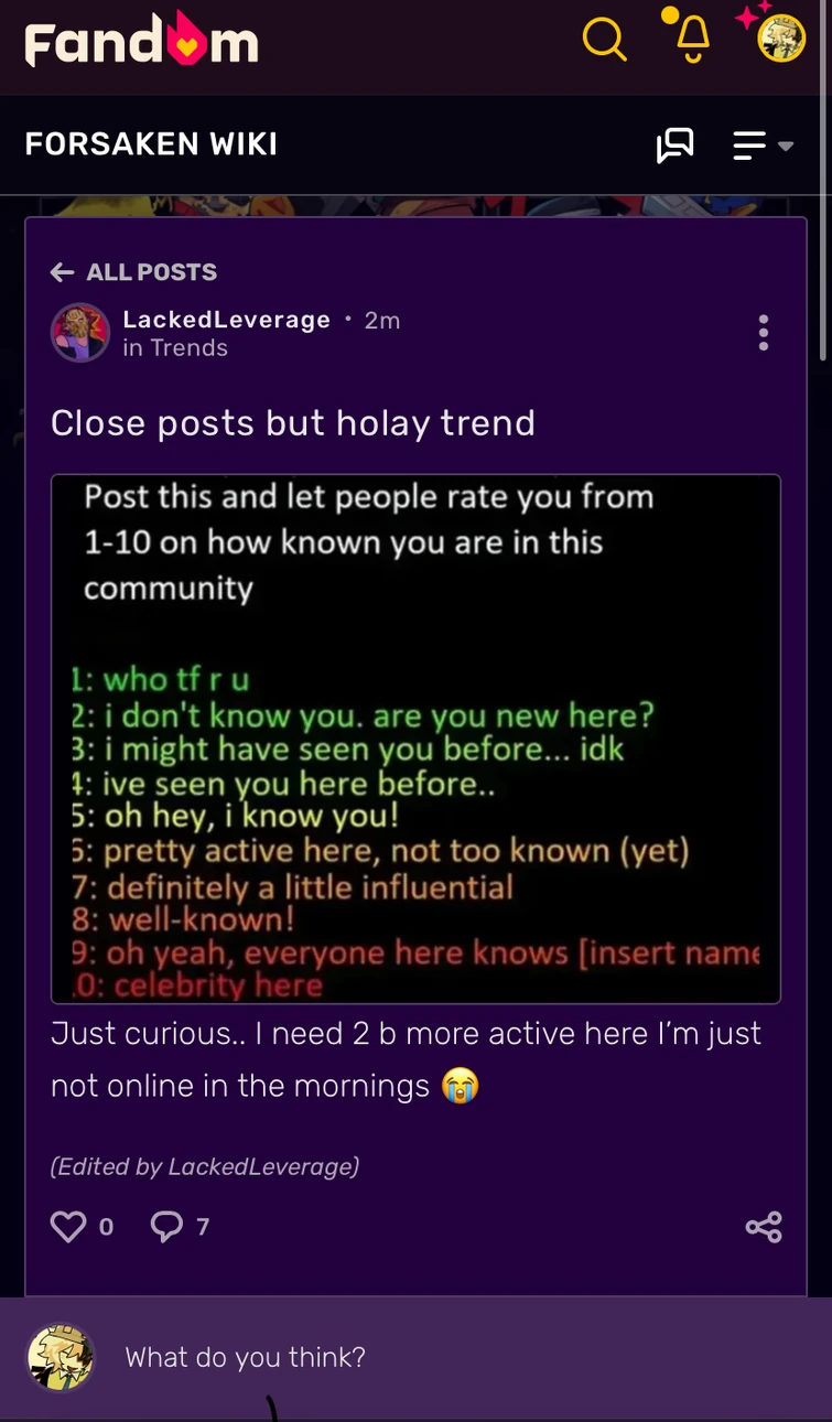 HOLY SHIT ITS PURPLE | Fandom