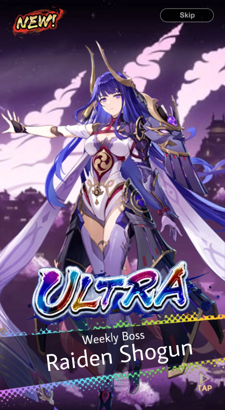 Weekly Boss Raiden Shogun DB Legends Card Style | Fandom