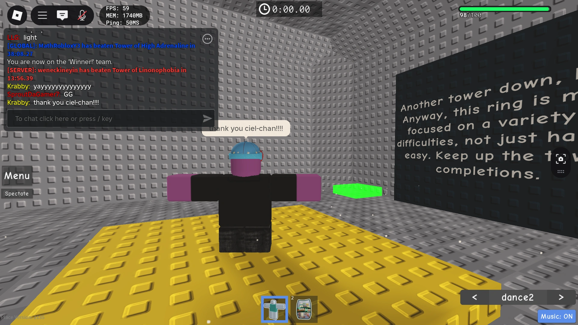 Tower of Linononimininanananamanonphobia Completion | Fandom