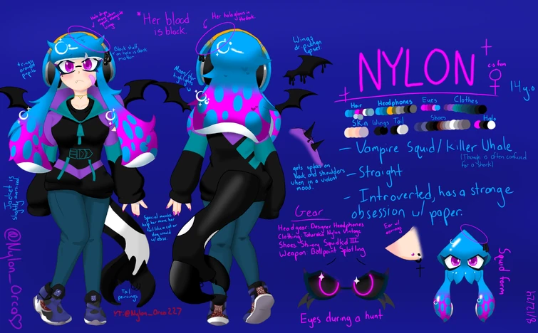 Nylon’s New Reference Sheet! (Hopefully this’ll be the last one for a while) | Fandom