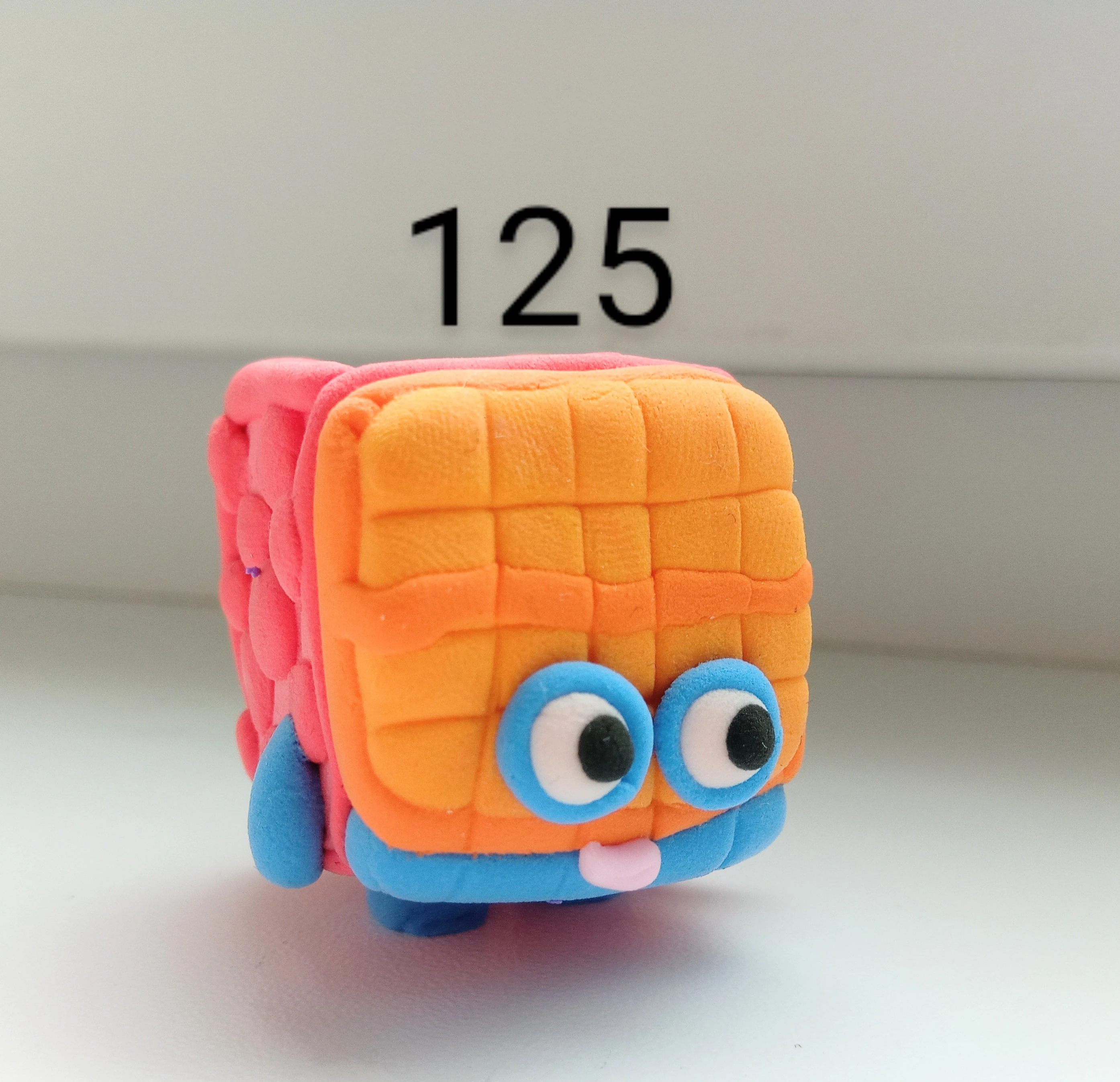My clay numberblock 125 | Fandom