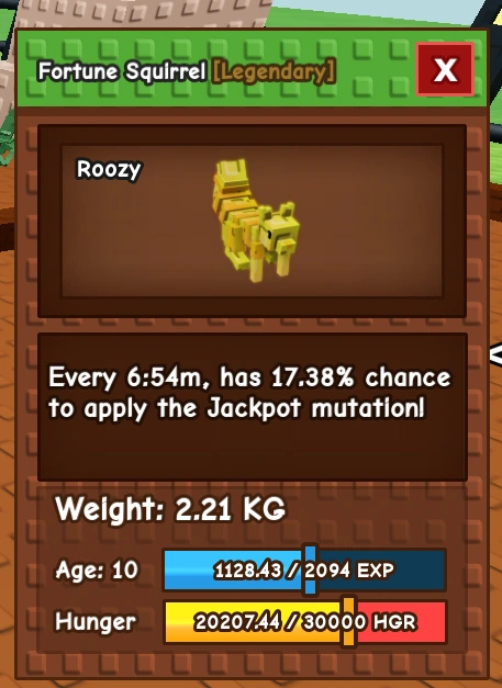 Trading a level 10 fortune squirrel | Fandom