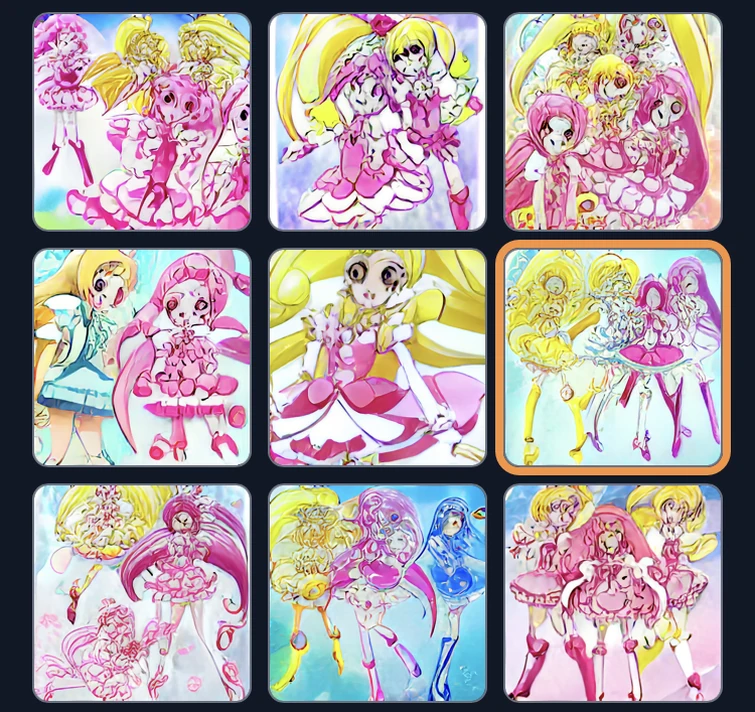 Pretty Cure drawings on an AI image generator | Fandom