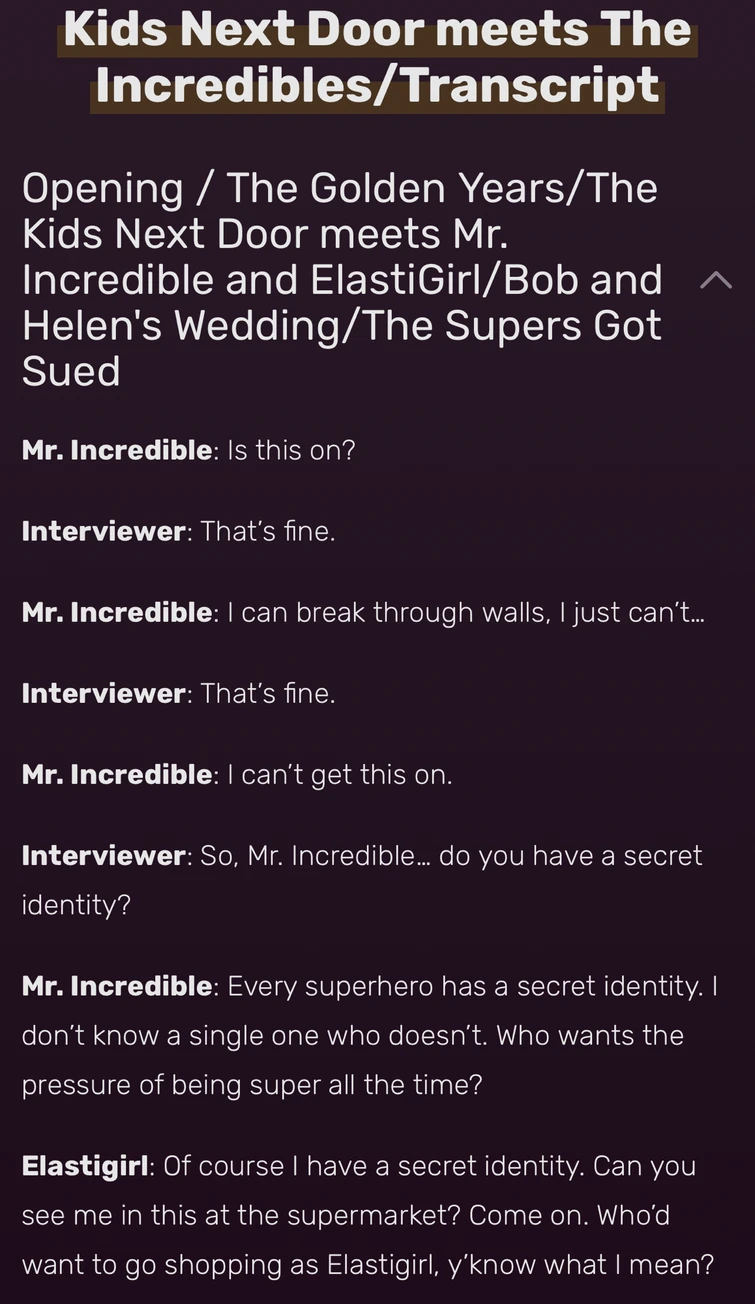 Who typed this fan-made stuff???? | Fandom