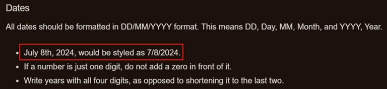 Incorrect date format in wiki style guide | Fandom
