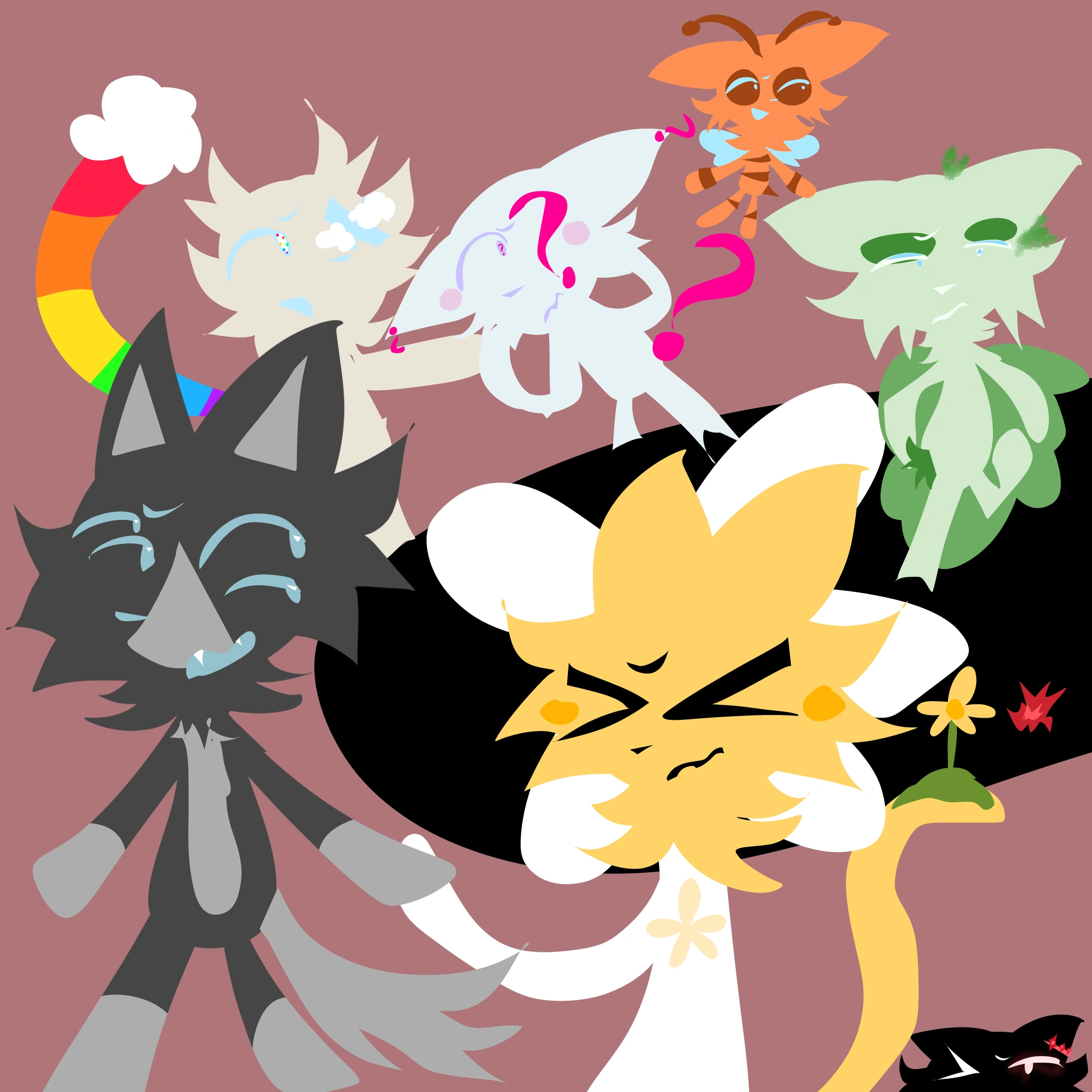 me and the gang running away from deletion | Fandom