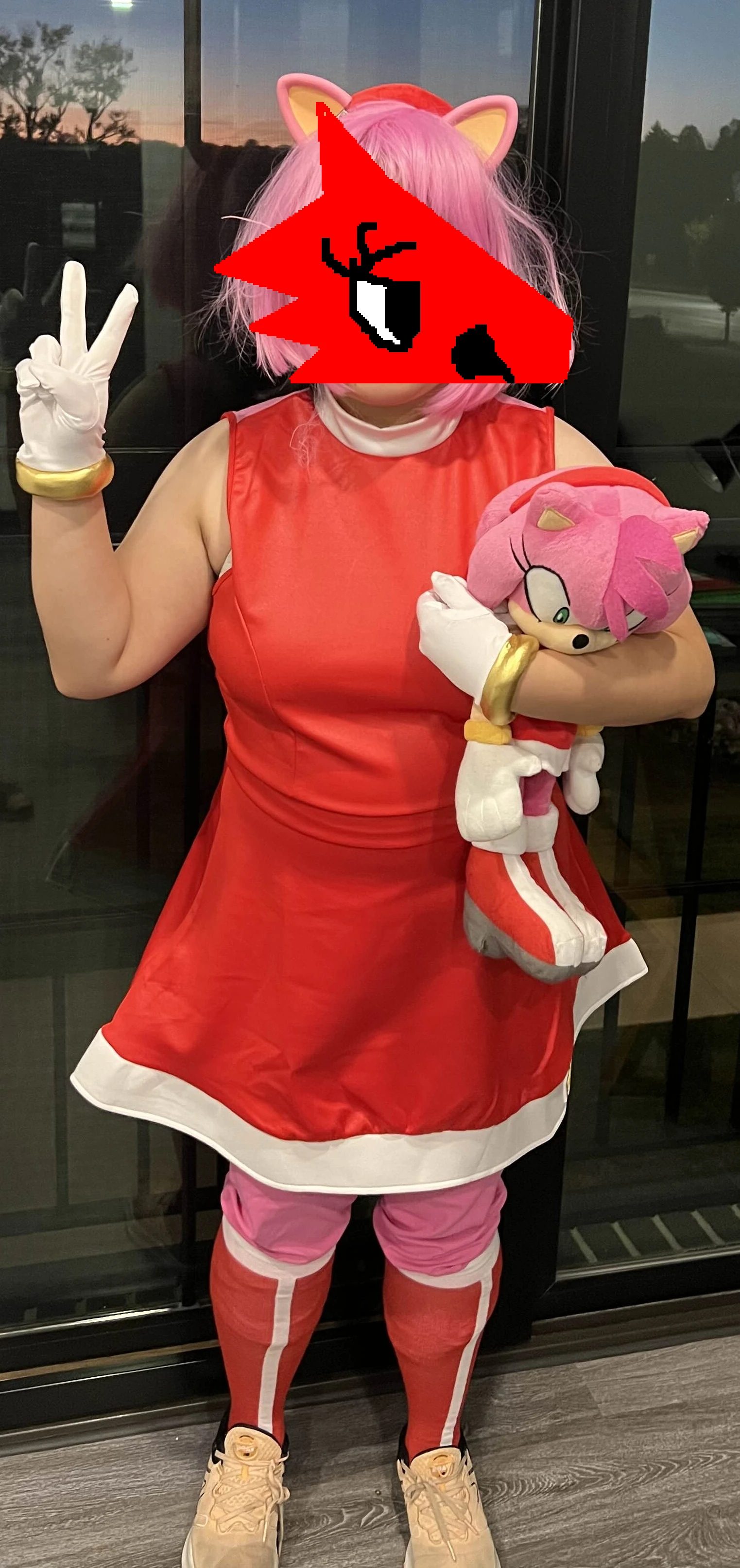 Amy Rose Costume For Kids Official Sonic Merchandise Sonic The