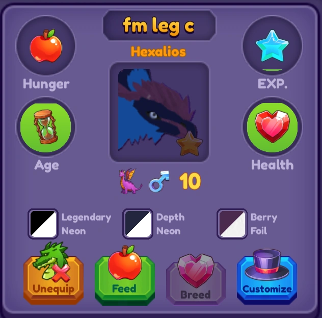 ^ SELLING 5/5 MUT LEG C HEXA! ^ | Fandom