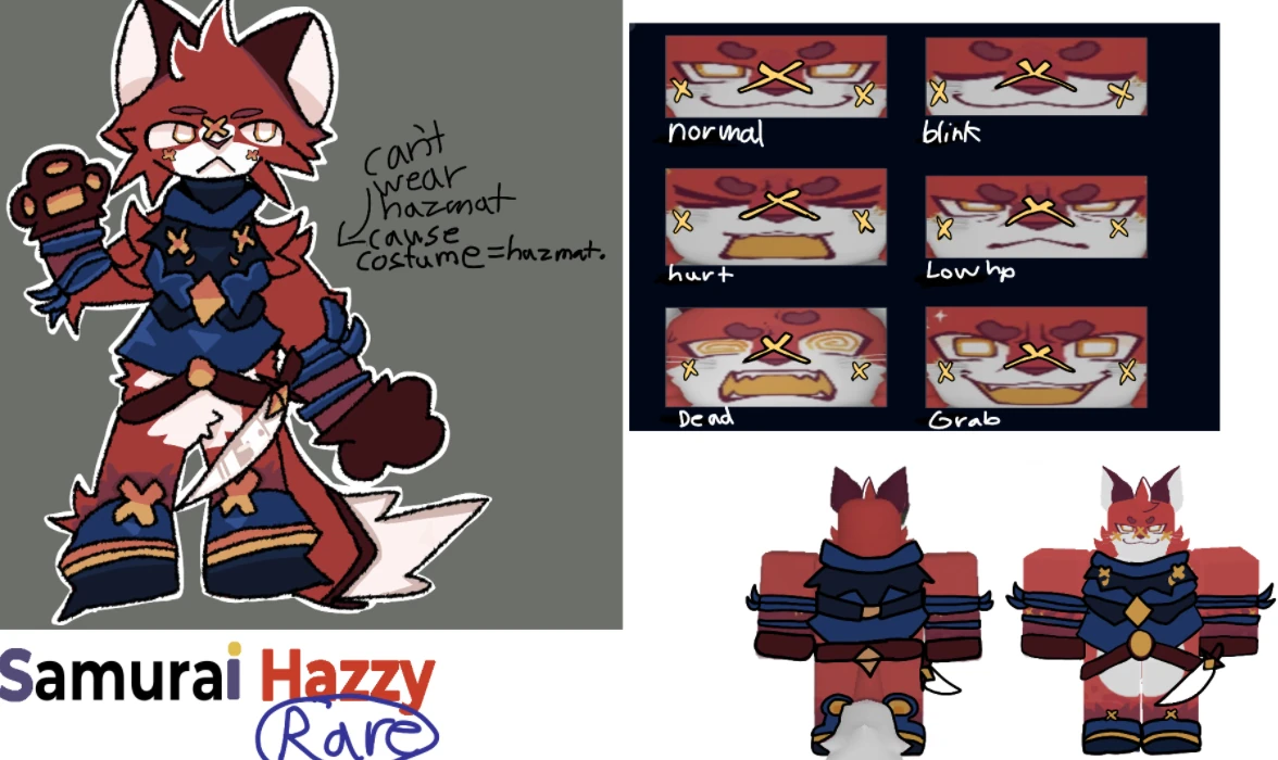 “Samurai hazzy” (finished) rare skin idea | Fandom