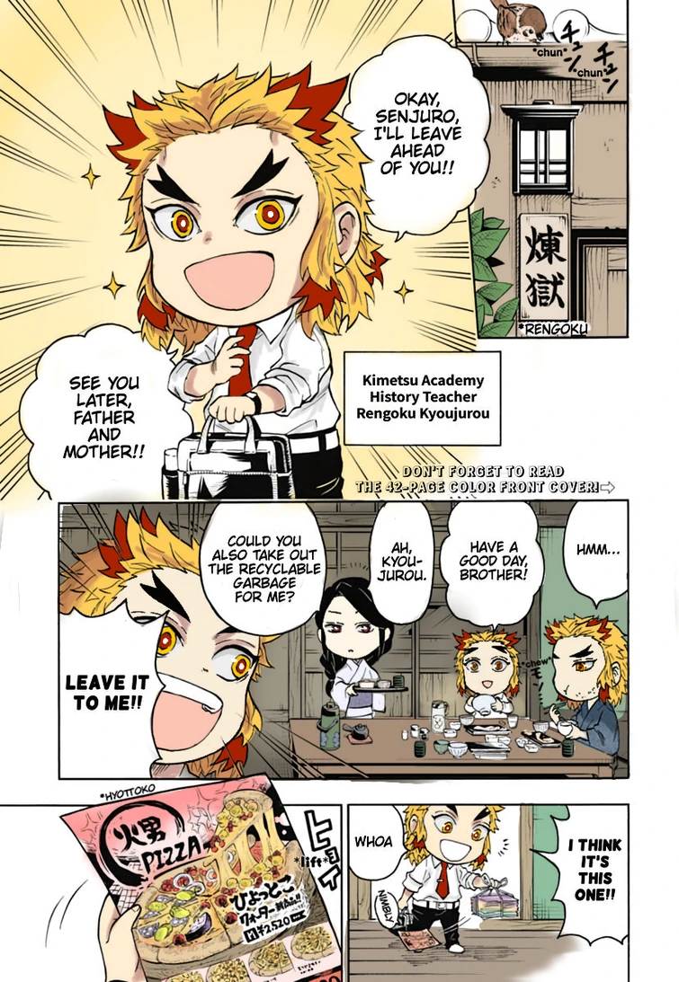 colored some kimetsu gakuen manga pages | Fandom