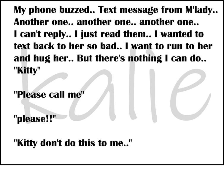 Miss Me M'lady, part 2 💙 | Fandom