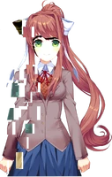 Sprites:Monika | Doki Doki Literature Club Wiki | Fandom
