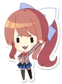 Monika (DDLC)/Sprites | Wiki Doki Doki Literature Club ! | Fandom