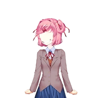 Sprites:Natsuki | Doki Doki Literature Club Wiki | Fandom
