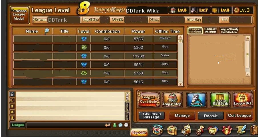 Leagues | DDTank Wiki | Fandom