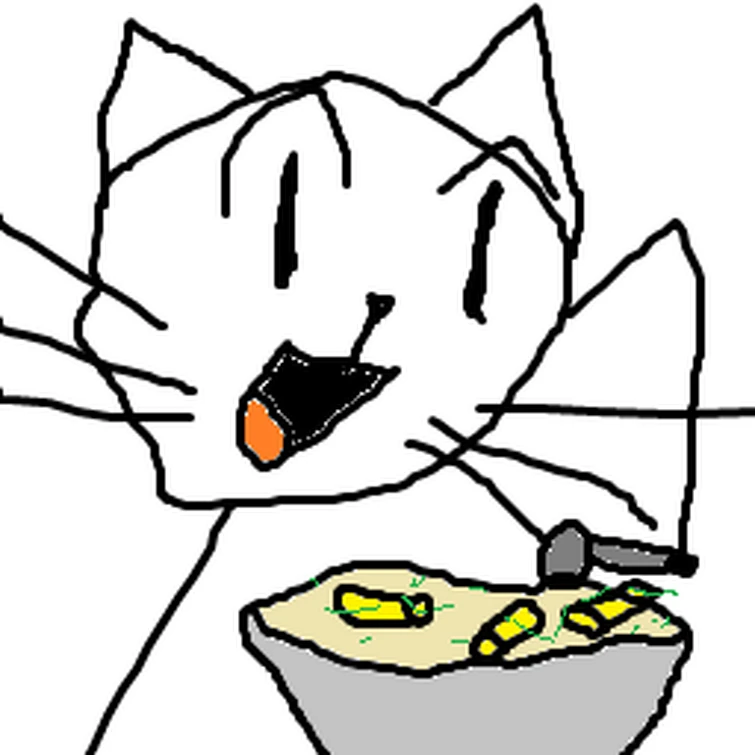 Me eating macaroni in bullion with green | Fandom