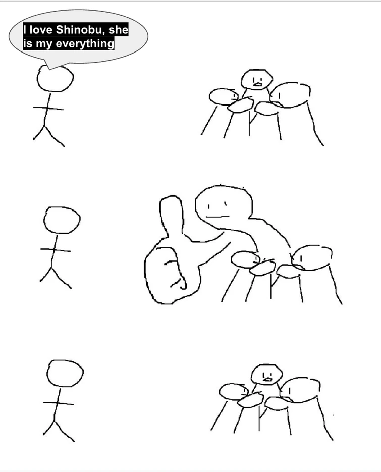 Just some Shinobu memes I made that will *probably* trigger Shinobu ...