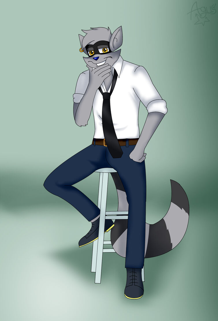 My Latest Sly Cooper Fanart Ft Pinstripe Potoroo Fandom