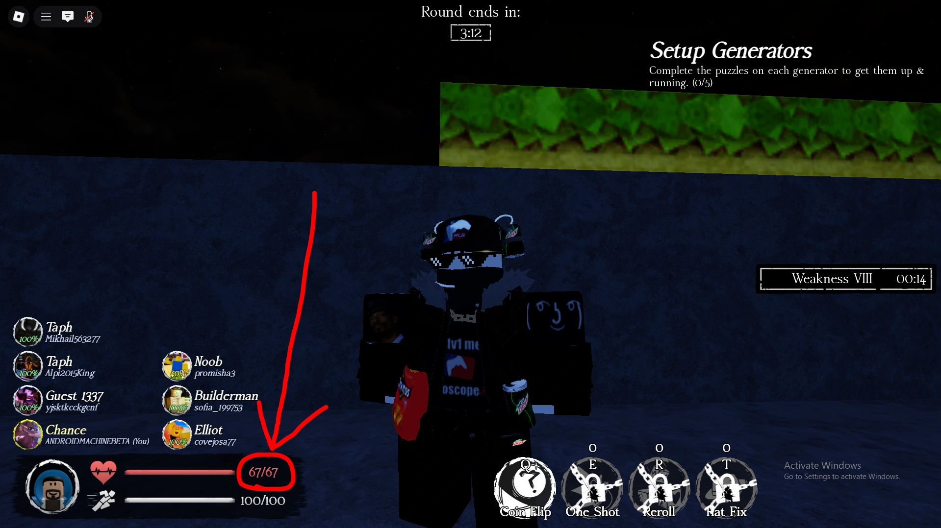 OH NO... LOOK AT MY HEALTH (Forsaken) | Fandom