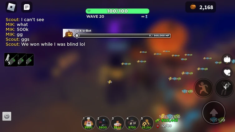 Beating Jack-O-Bot while Visually Impared | Fandom