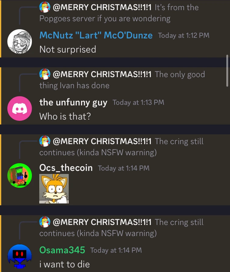 Random images from discord servers out of context #1 | Fandom