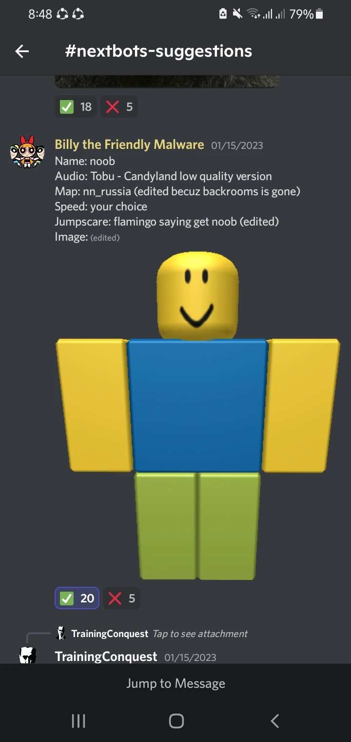 My nextbot suggestion has been added to the game | Fandom