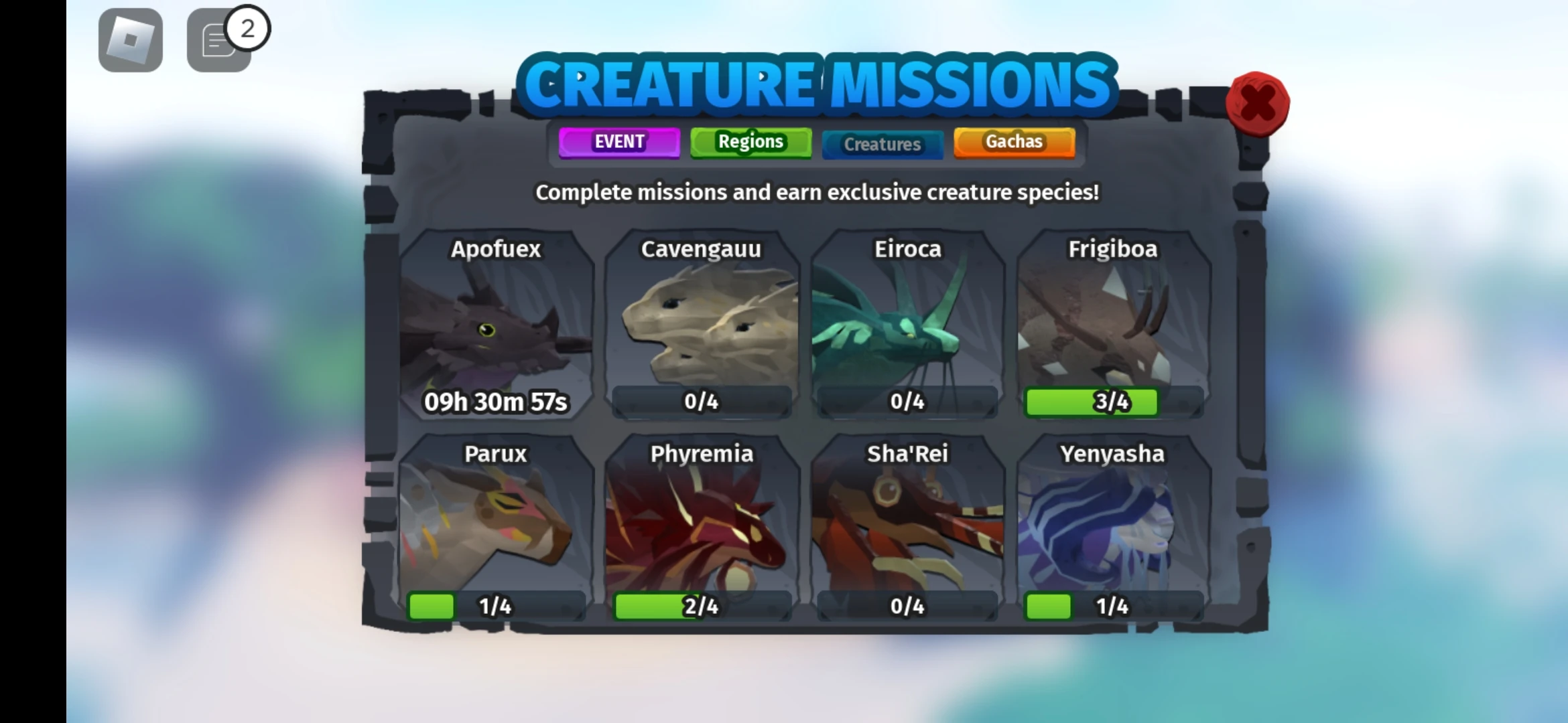 Hglep what mission creature should I try to get next | Fandom