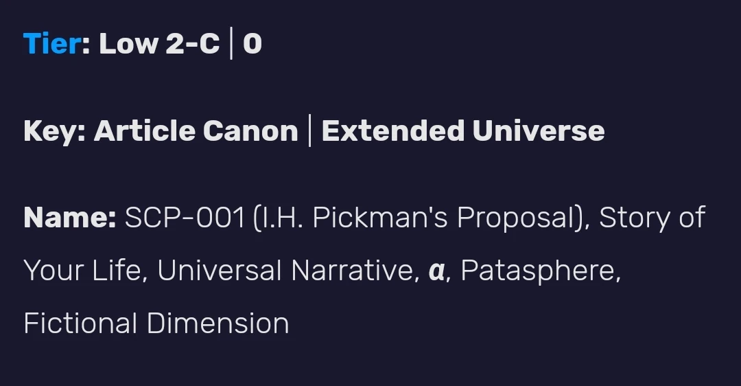 SCP Discussion Thread | Page 37 | VS Battles Wiki Forum