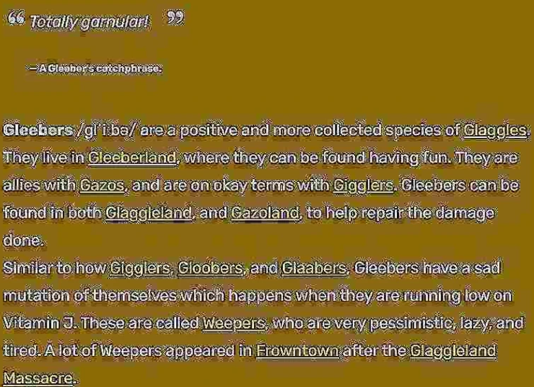 Discuss Everything About Glagglepedia Wiki | Fandom