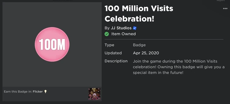 Guess the first badge I’ve ever gotten in Roblox (I vote correct answer) | Fandom