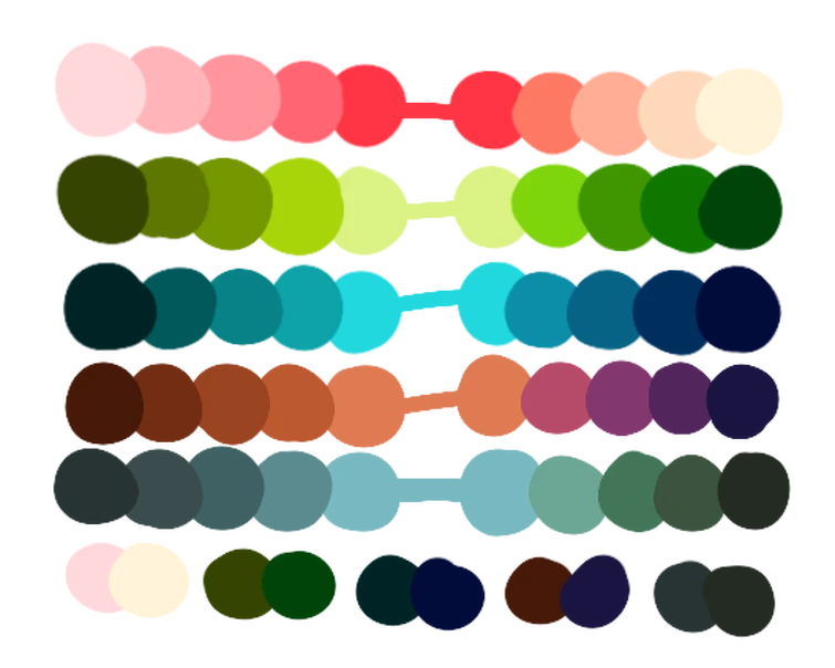 Loopy's spontaneous guide to color palletes! (With examples) 🤞(WARNING ...