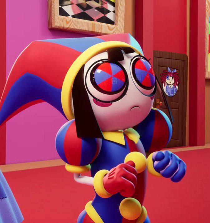 Do you think we'll ever going to more of Pomni with those cute big eyes ...