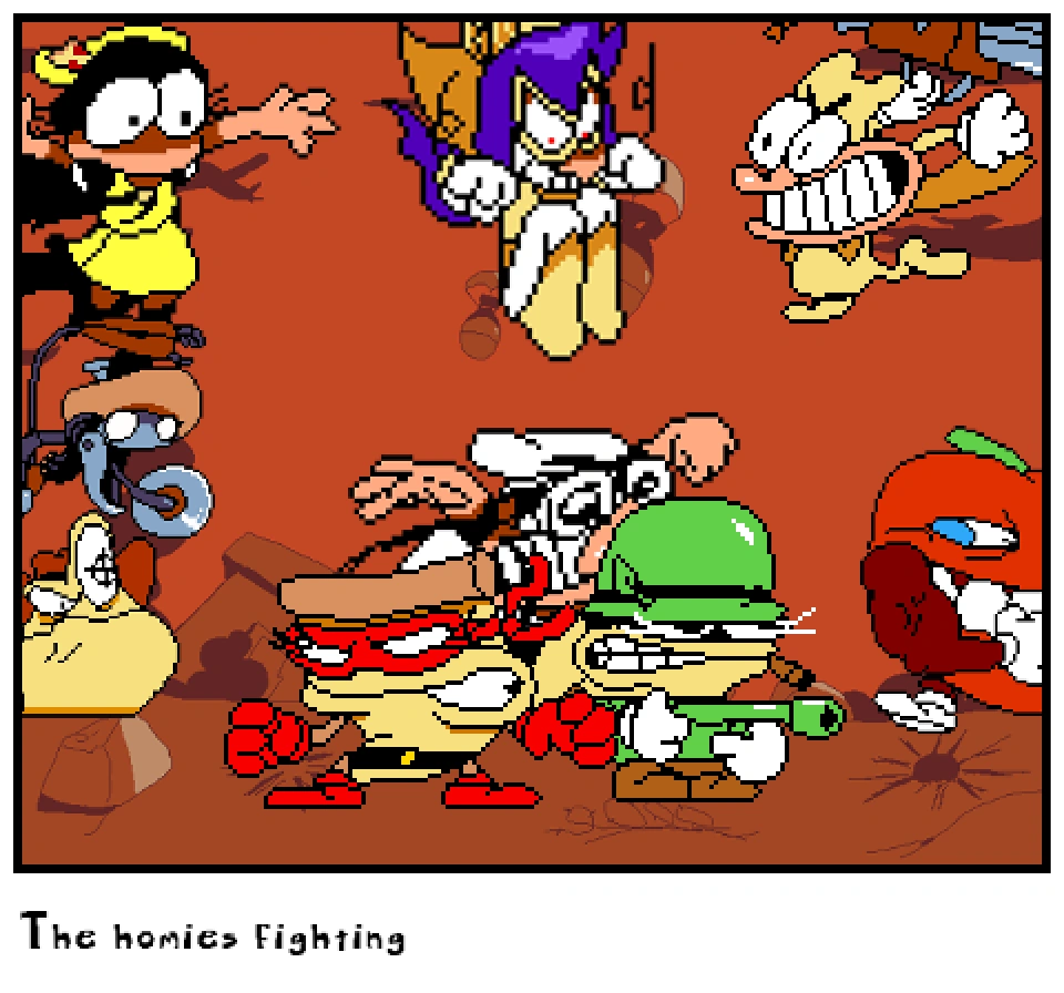 Da homies fighting | Fandom