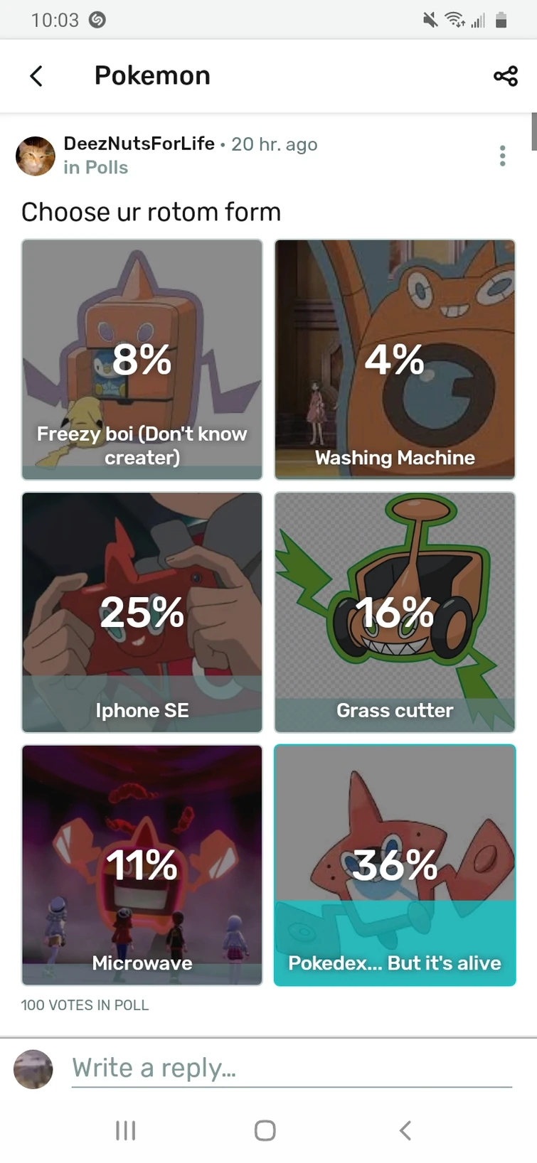 Choose ur rotom form | Fandom